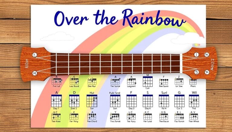 Learn Ukulele Chords For Over The Rainbow Song